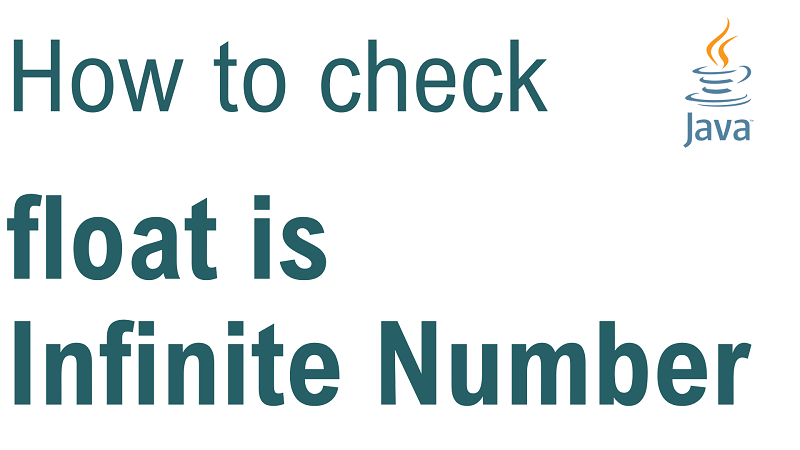 Java Check Float Is Infinite Number
