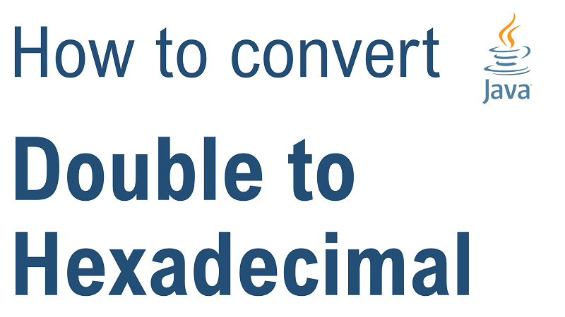 Java Convert Double To Hexadecimal String