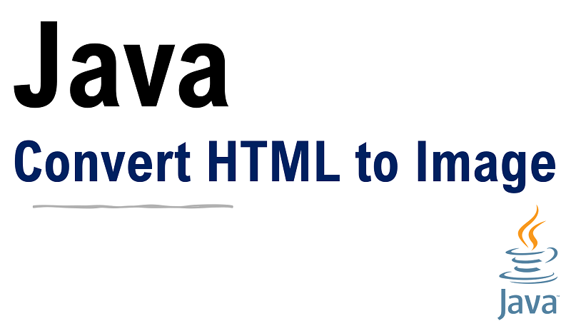 Java Convert HTML To Image