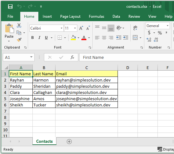 Java Create Excel File xlsx Using Apache POI