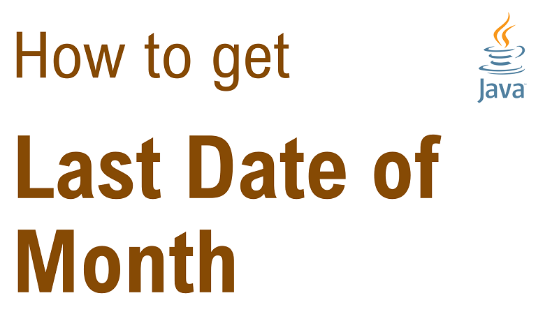 Java Get Last Date Of Specified Month