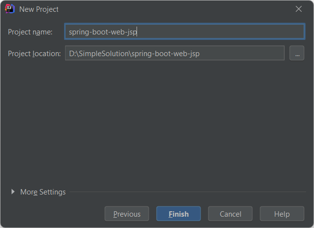 Spring Boot Web With JSP